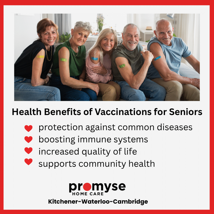 health benefits of Vaccinations for seniors | Promyse Home Care